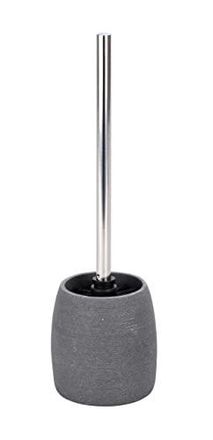 WENKO Brosse WC Goa Gris - Porte-Brosse WC, Polyr&eacute;sine, 11.8 x 38.5 x 11.8 cm, Gris