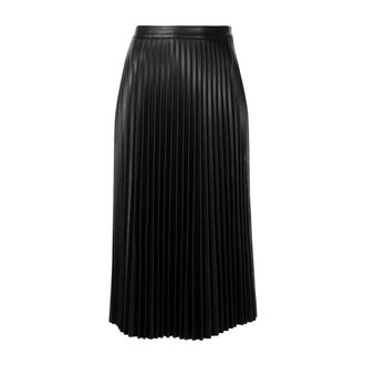 Proenza Schouler Schwarzer Faltenrock aus Kunstleder - - Skirts - Damen - Schwarzk - L
