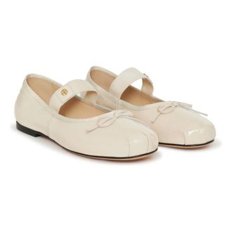 Anine Bing Ballerines Jolie Cuir Craquel&eacute; Anine Bing