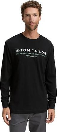 Tom Tailor Tom Tailor T-Shirt &agrave; Manches Longues pour Homme, 29999 - Noir., M