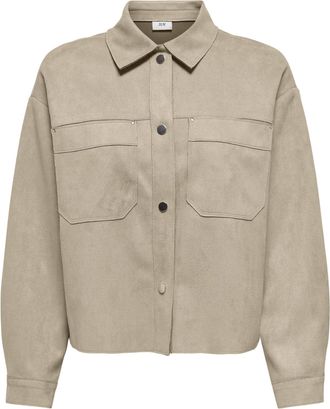 Jacqueline de Yong Jdyjulle L/S Fake Suede Shirt JRS Noos