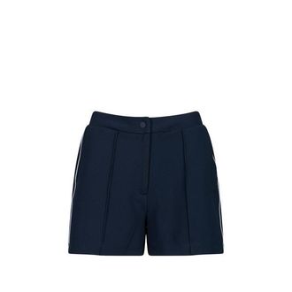 Guess Short textur&eacute; taille haute &agrave; logo brod&eacute;