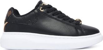 Guess Sneakers Guess FLTFRE LEA12 Schwarz