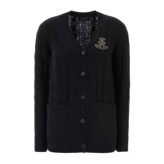 Ralph Lauren Cardigan en maille - Femme - Pulls - Noir - Taille: 40 FR