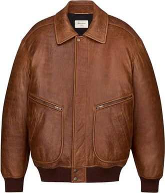 Saint Laurent Zip Leather Jacket