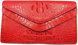 Generic Sac cabas pour femme, cr&eacute;ateur de mode, en cuir v&eacute;ritable crocodile, petit sac &agrave; main enveloppe pour femme, en cuir v&eacute;ritable alligator, sac bandouli&egrave;