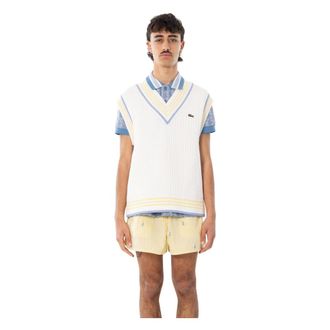 Lacoste Herren, Strickwaren, Wei&szlig;, MGr&ouml;&szlig;e