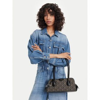 Calvin Klein Handtasche Calvin Klein Emblem Trio Jacquard LV04F3744G Grau