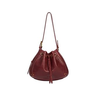 Jerome Dreyfuss Sac &eacute;paule craquel&eacute; en cuir