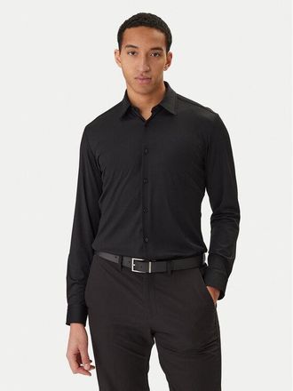 HUGO BOSS Hemd P-Roan 50556796 Schwarz Slim Fit