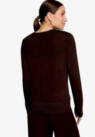 Zero Strickpullover mit Rundhalsausschnitt / Viskose