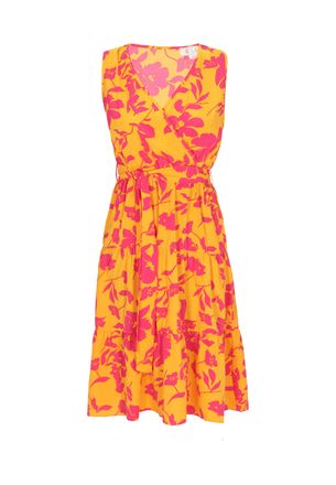 Izia Kleid Frauen gelb mehrfarbig