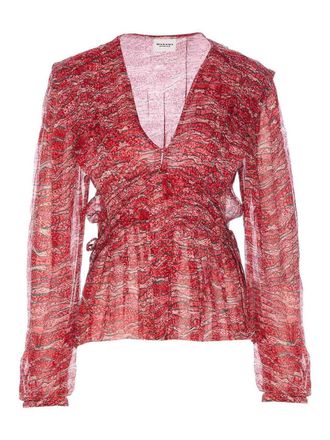 Isabel Marant Chemise - Rouge