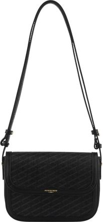 Pourchet Femme, Sacs, Noir, Taille: ONE Size Petit sac bandouli&egrave;re &agrave; rabat