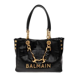 Balmain Small 1945 Soft Bag - - Bags - Damen - Schwarzk - ONE SIZE