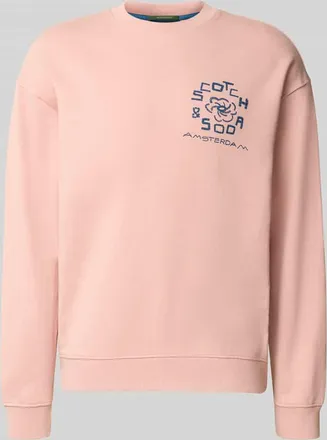 Scotch & Soda Relaxed Fit Pullover mit Logo-Print