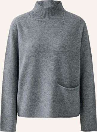 Oui Pullover grau