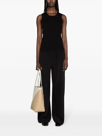 Joseph Silk Crepe de Soie Trousers - Black
