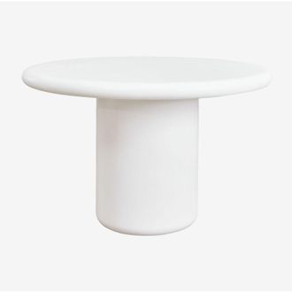 Sklum Sklum - Table à manger ronde en ciment Namara Ø120 cm