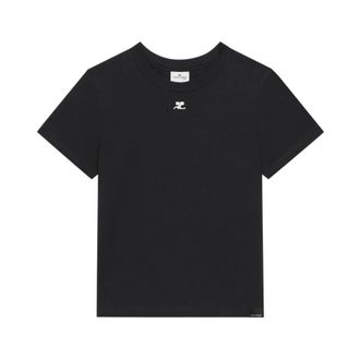 Courr&egrave;ges Damen, Oberteile, Schwarzk, XSGr&ouml;&szlig;e