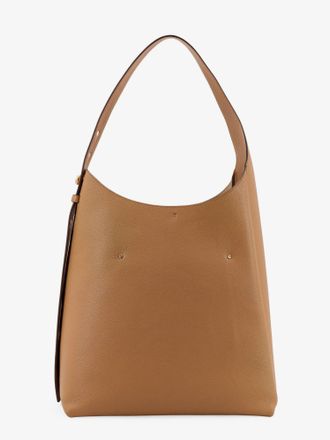 Tory Burch Womens Romy Hobo Leather Bag Beige Shoulder