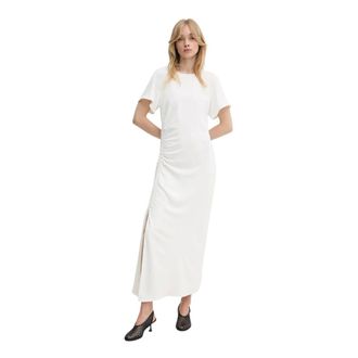 Sams&oslash;e & Sams&oslash;e Robe Saalbero - Femme - Robes - Blanc - Taille: 38 FR