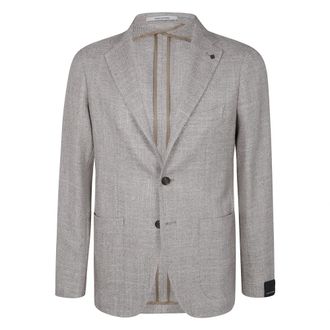 Tagliatore Veston - Homme - Vestes - Gris - Taille: L