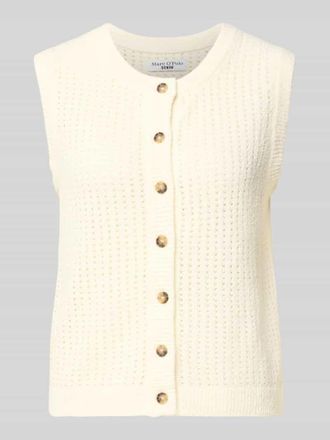 Marc O'Polo Denim Slim Fit Strickweste aus Baumwoll-Mix