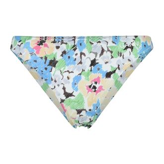 Ganni Femme, Maillots de bain, Multicolore, Taille: 36 FR Bas de bikini &agrave; motif floral