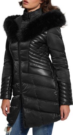 Guess New Oxana JBLK JACKET - JET BLACK A996 X-Large, JBLK - JET BLACK A996, XL/XXL