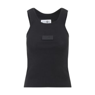 Maison Margiela Langes Tanktop - - Tops - Damen - Schwarzk - M