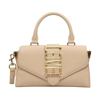 Love Moschino Embossed Q Crossbody - - Bags - Damen - Beige - ONE SIZE