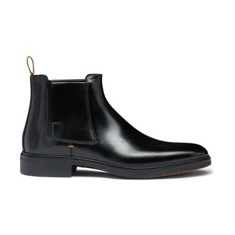 Santoni Homme, Chaussures, Noir, Taille: 41 EU Bottines Chelsea Faciles