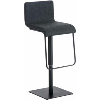 Clp Tabouret de bar Limon tissu Gris foncé Noir