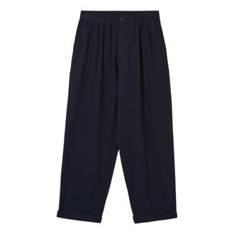 Universal Works Pantalon Robin Wool Lindberg - Homme - Pantalons - Bleu - Taille: W34