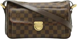 Louis Vuitton Sac bandouli&egrave;re Damier en toile Pre-owned - Femme - Pre-owned - Brun - Taille: ONE Size