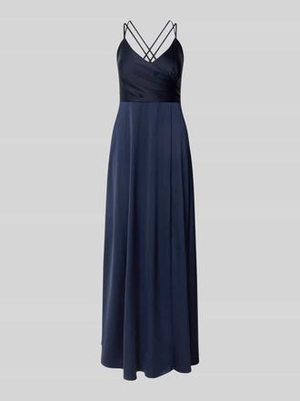 Vera Mont Abendkleid mit V-Ausschnitt und gekreuzten Tr&auml;gern