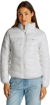 Tommy Jeans Damen Pufferjacke Essential Tape Hochglanz, Weiß (Ecru), XL