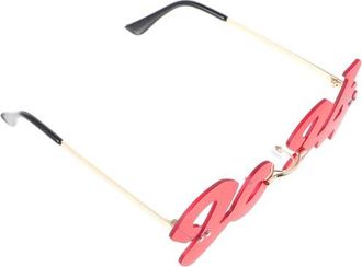 IFUNDOM Lunettes de Soleil Sans Monture Numériques pour Fête Du Nouvel An Accessoires Légers et Amusants pour Hommes et Femmes