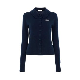 Chlo&eacute; Damen, Strickwaren, Blau, LGr&ouml;&szlig;e
