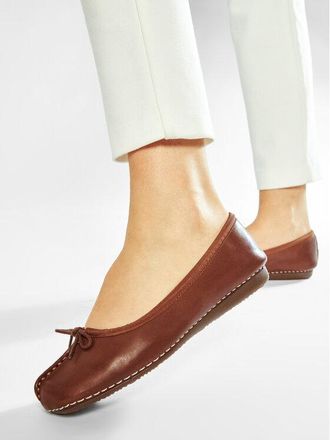 Clarks Ballerinas Freckle Ice 203529304 Braun
