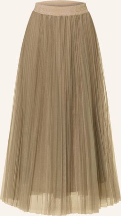 Oui T&uuml;llrock Mit Glitzergarn gruen