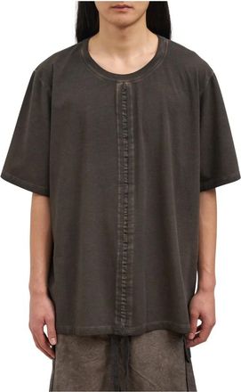 Uma Wang UMA Wang, Homme, Tops, Gris, Taille: M T-Shirt Girocollo in Cotone