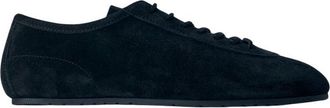 Dries Van Noten Homme, Chaussures, Noir, Taille: 40 EU Baskets Bord&eacute;es de Daim
