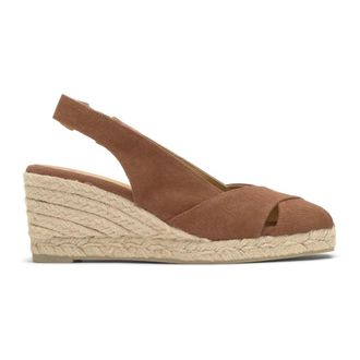 Castaner Femme, Chaussures, Brun, Taille: 38 EU Diana Peep-toe Espadrille