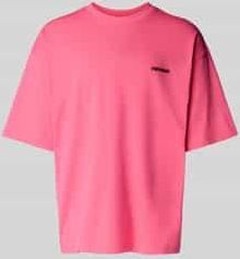 Review Oversized T-Shirt mit Label-Print