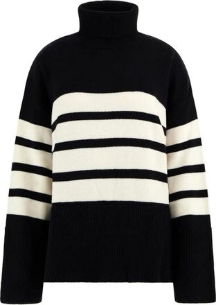 Guess Femme, Pulls, Noir, Taille: 38 FR Pull à col roulé noir pour femmes