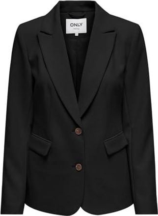 Only Onlraven Life L/S Fit Blazer CC TLR, Noir, 38 Femmes