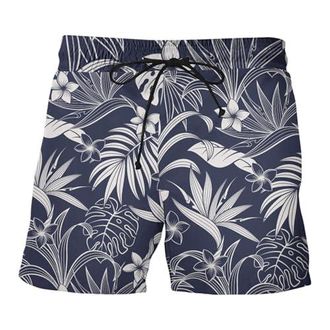 Generic Short de plage d&eacute;t&eacute; pour homme d&eacute;contract&eacute; confortable et ample imprim&eacute; &agrave; manches courtes pour homme Pantalon de vacances respirant, Noir, XXL