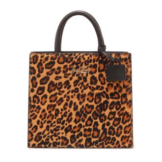 MC2 Saint Barth Sac Shop Bag Midi Leo en cuir bross&eacute; - Femme - Sacs - Multicolore - Taille: ONE Size